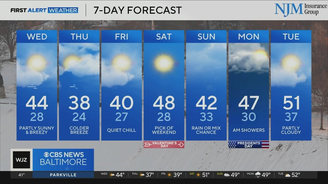 Thaw-out continues this week in Maryland