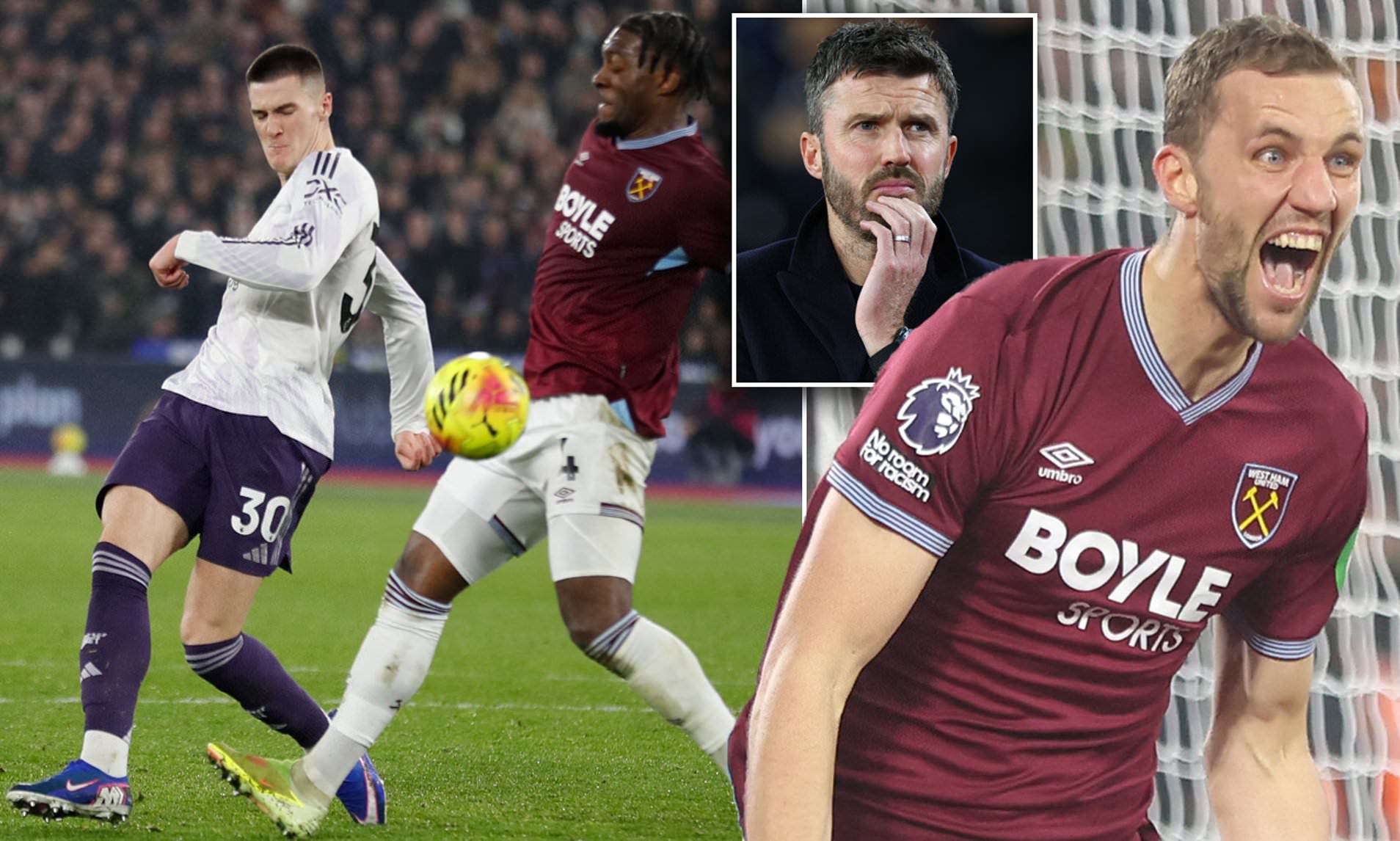 West Ham 1-1 Man United: Michael Carrick bandwagon hits its first ...