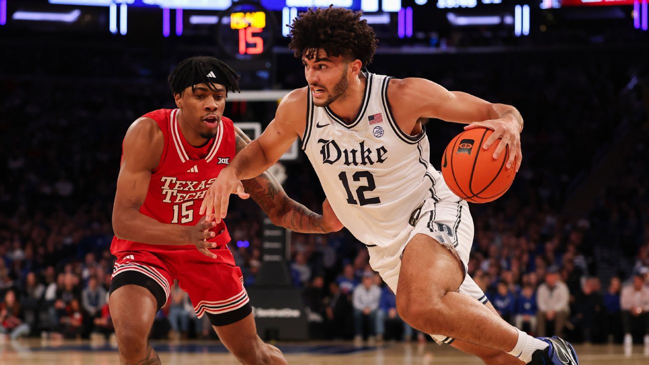 Cameron Boozer headlines freshman-heavy men's Wooden Award top 20