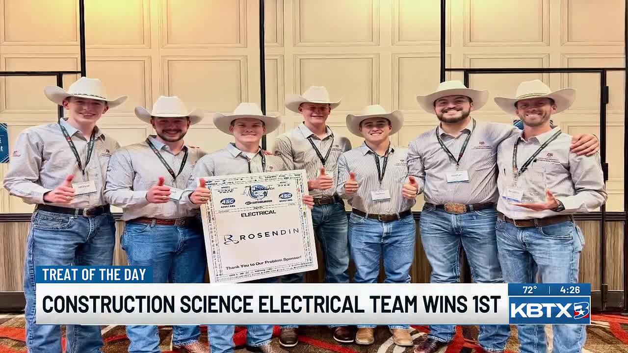 Treat of the day: Texas A&M construction science electrical team wins ...