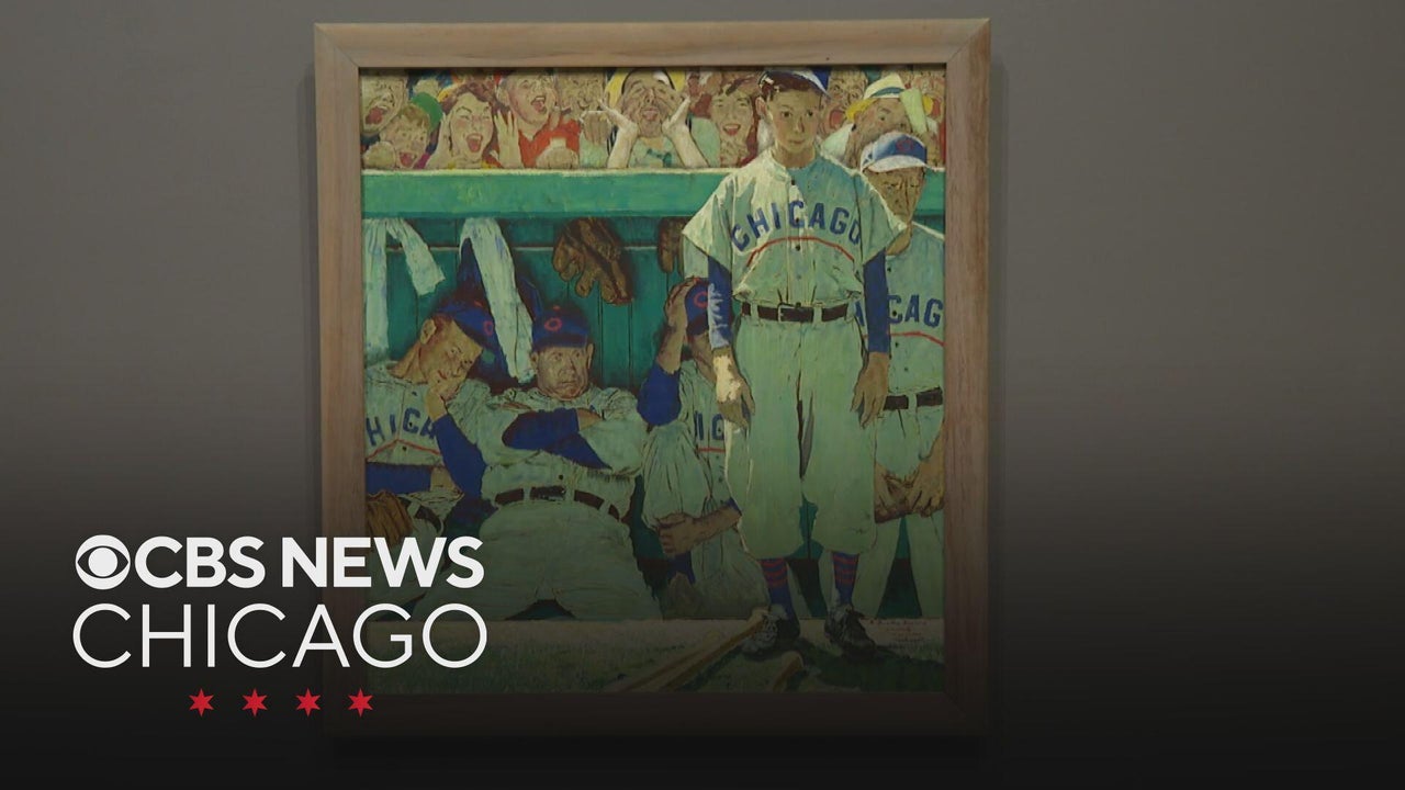 Norman Rockwell's Cubs painting, "The Dugout," now hangs in the Art ...