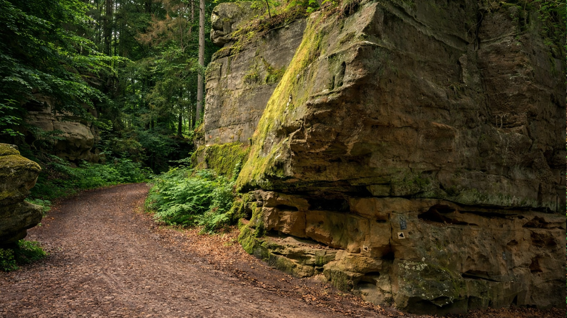 Teufelsschlucht Germany peaceful hike through Devil’s Gorge (4K)
