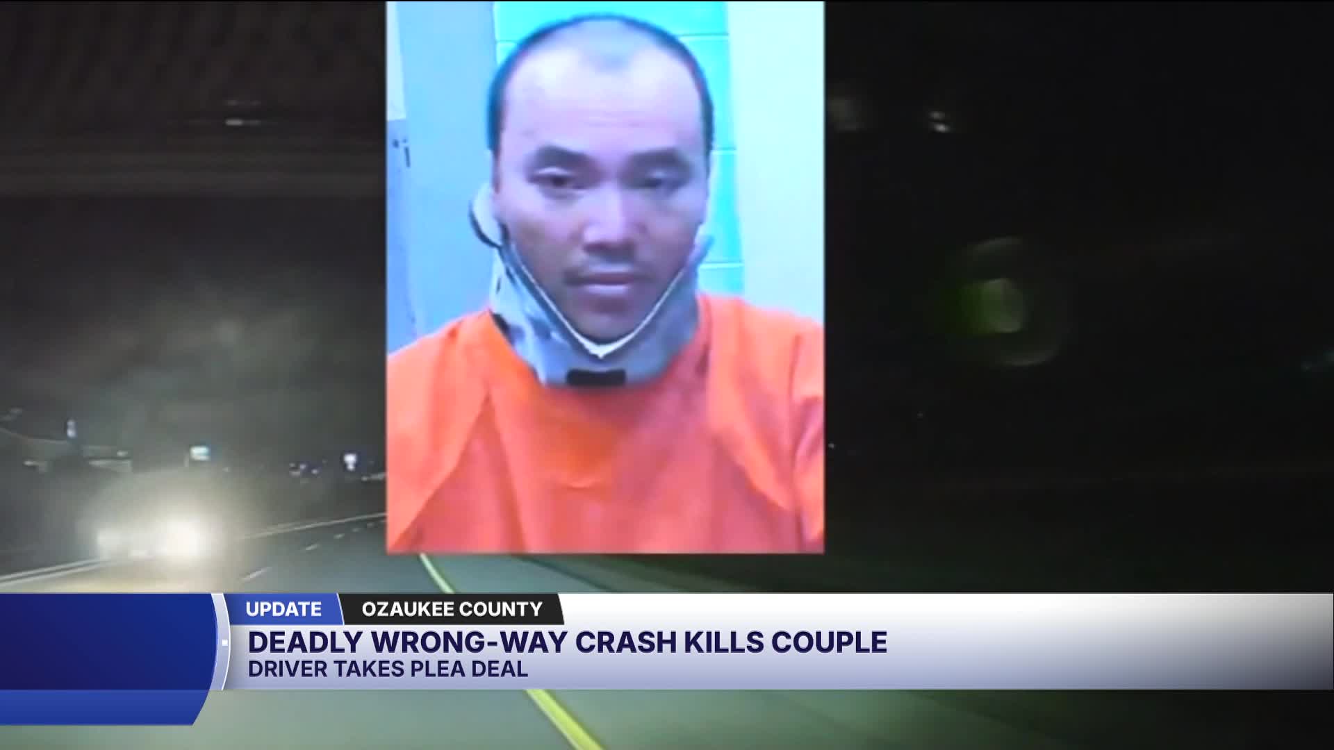 Man found guilty after no contest pleas in 2025 wrong-way crash that ...