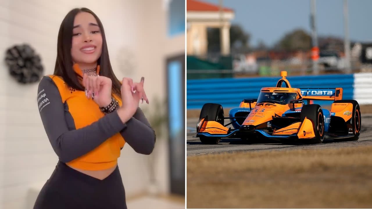 Leila Santese goes viral for 'Team McLaren' TikTok as Formula 1 car ...