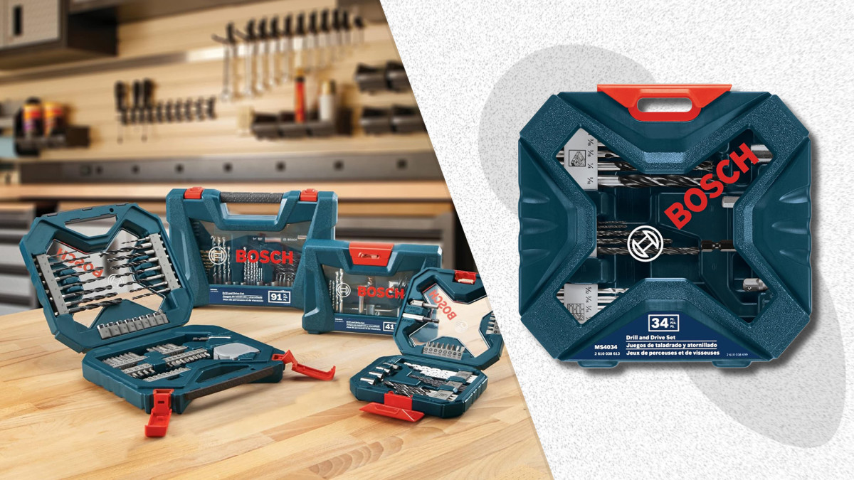 Bosch's basic drill and driver bit set is just $15 on Amazon