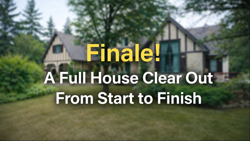 A full house clear out from start to finish