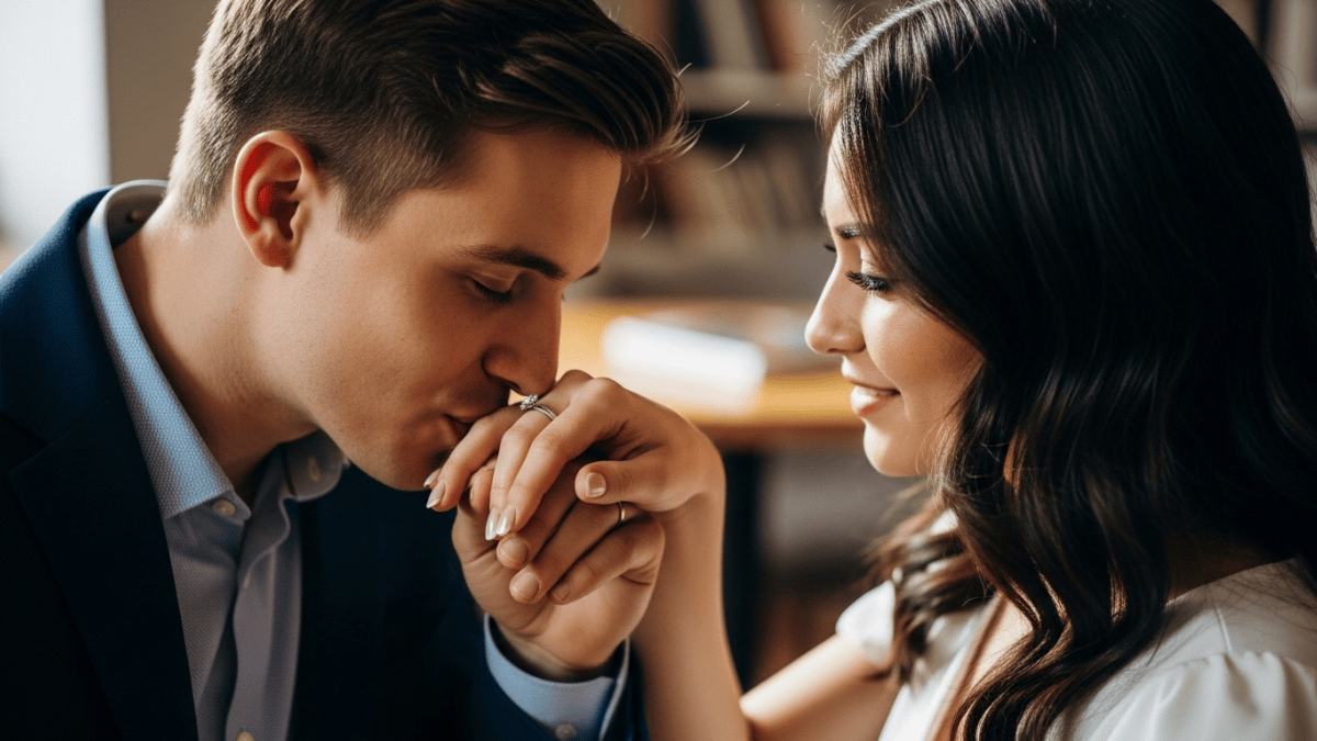 What it means when a man kisses your hand and calls you "my beautiful"