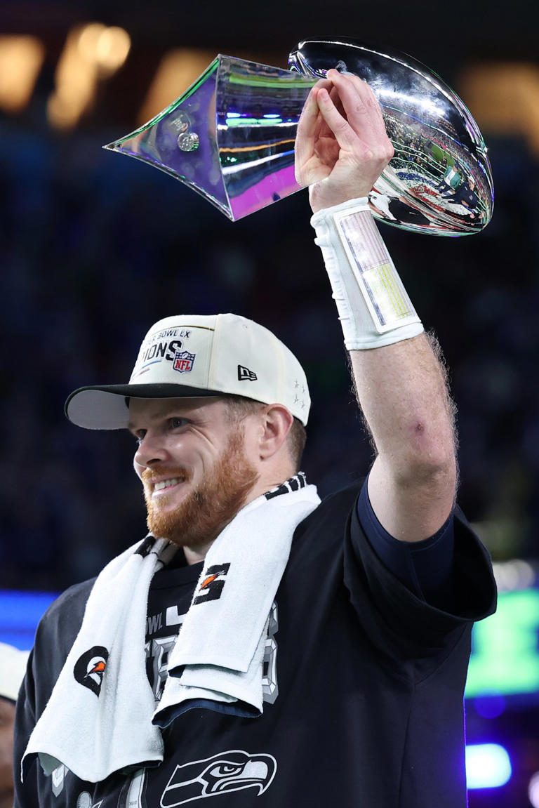 Sam Darnold’s fiancée shares inside look at couple’s Super Bowl 2026 ...