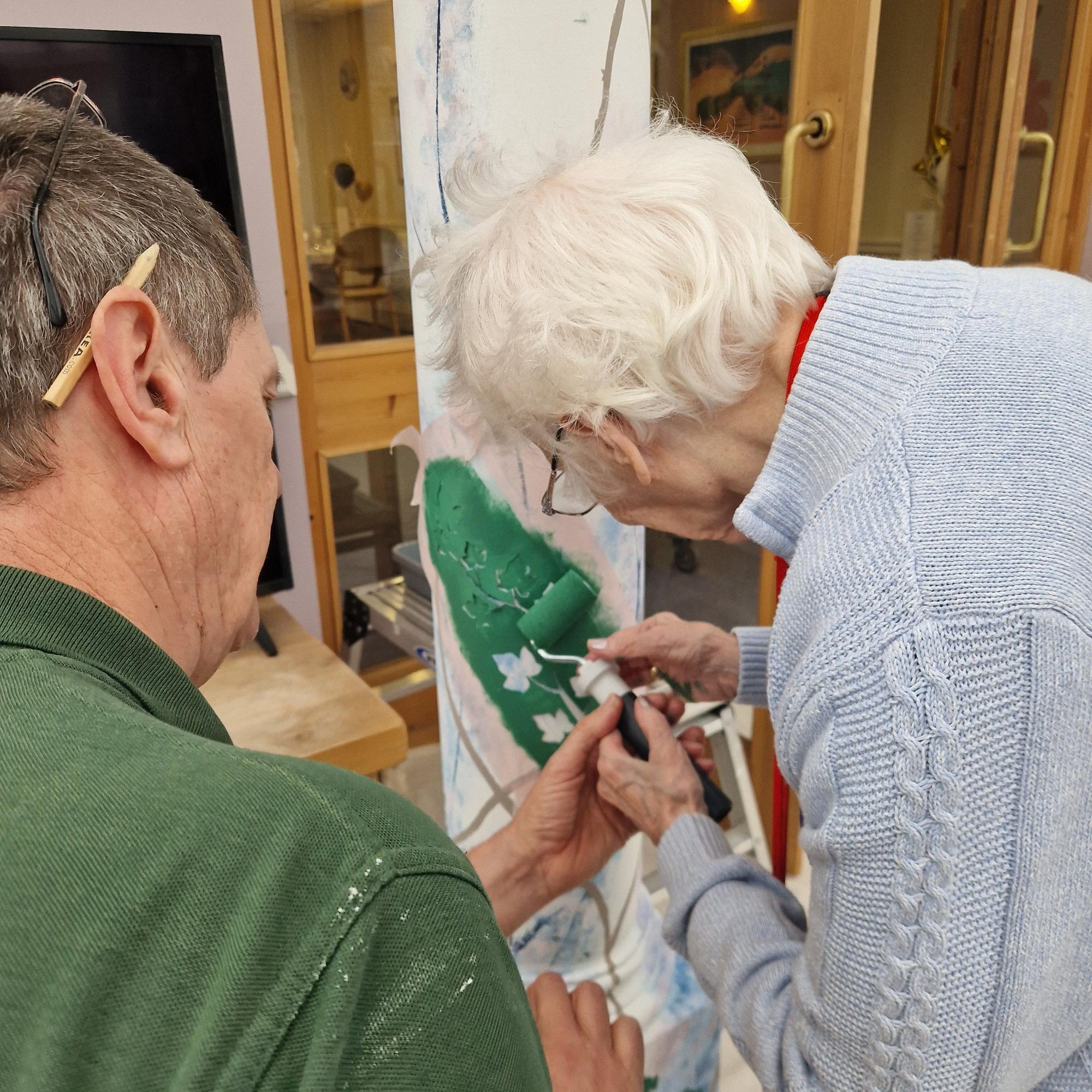 Residents add personal touch to Bedhampton Court Care Home