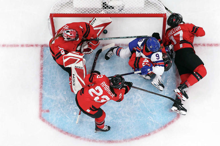Hannah Bilka, Caroline Harvey fuel USA women's hockey win vs. Canada at ...