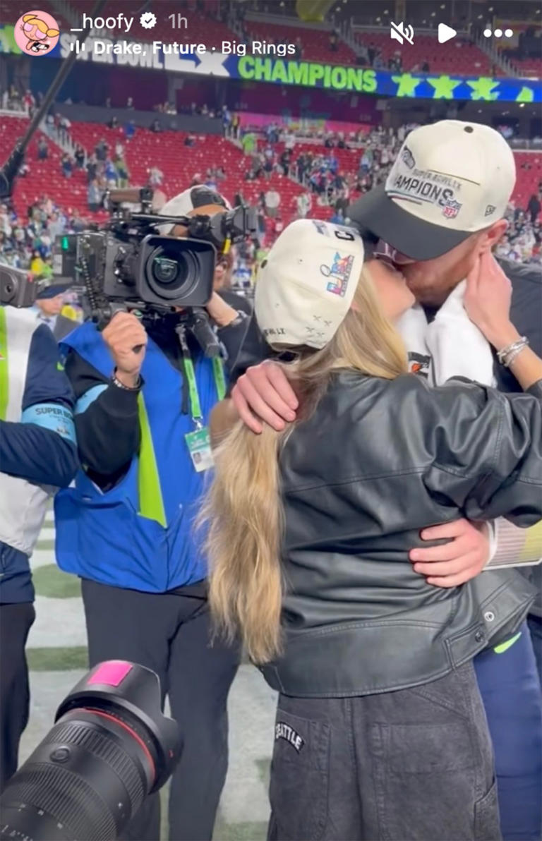 Sam Darnold’s fiancée shares inside look at couple’s Super Bowl 2026 ...