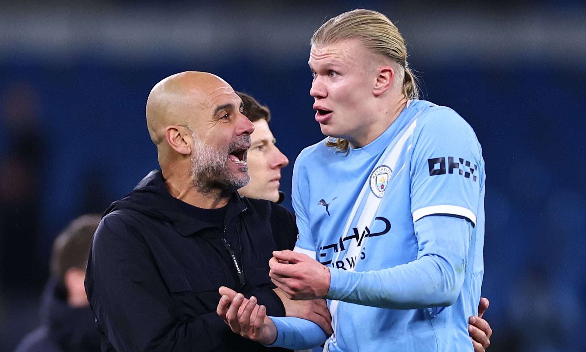 'Stop putting pressure on yourself, Erling!': Pep Guardiola implores ...
