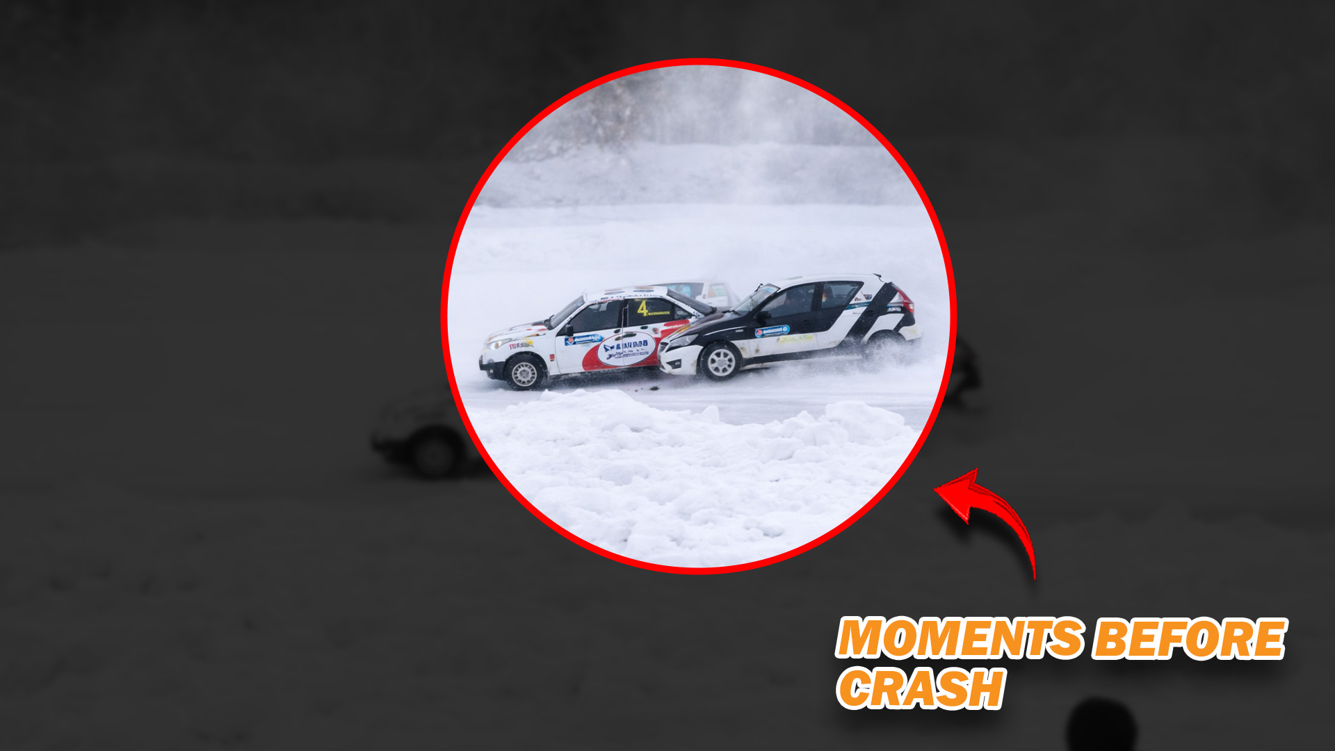 When pushing too hard on track ends in a crash