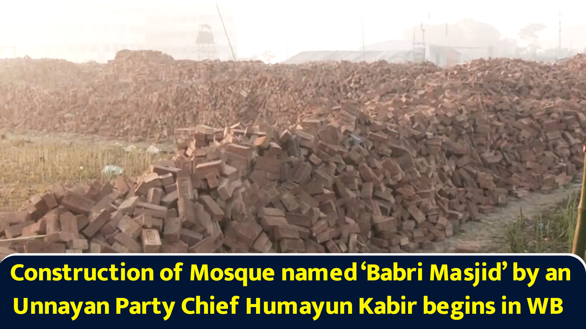 Construction of mosque named ‘Babri Masjid’ by an Unnayan Party chief ...