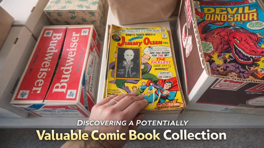 Discovering a potentially valuable comic book collection