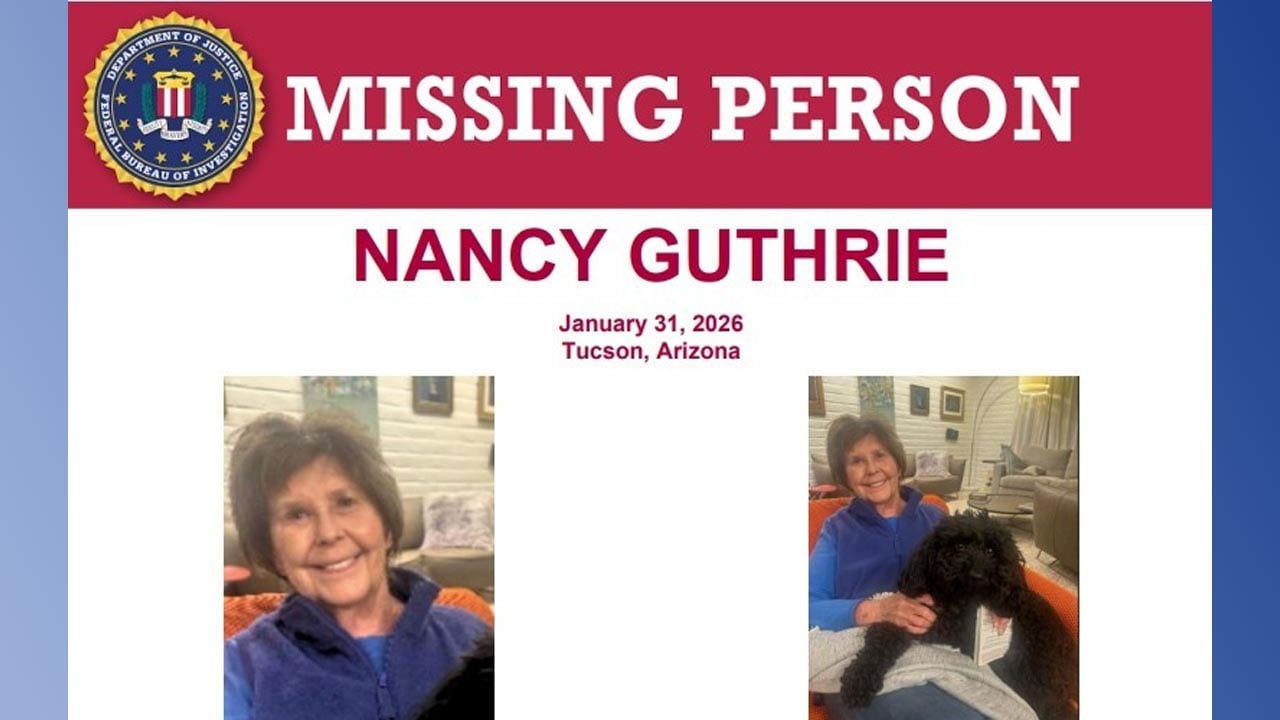 Man detained for questioning in Nancy Guthrie’s disappearance, reports say
