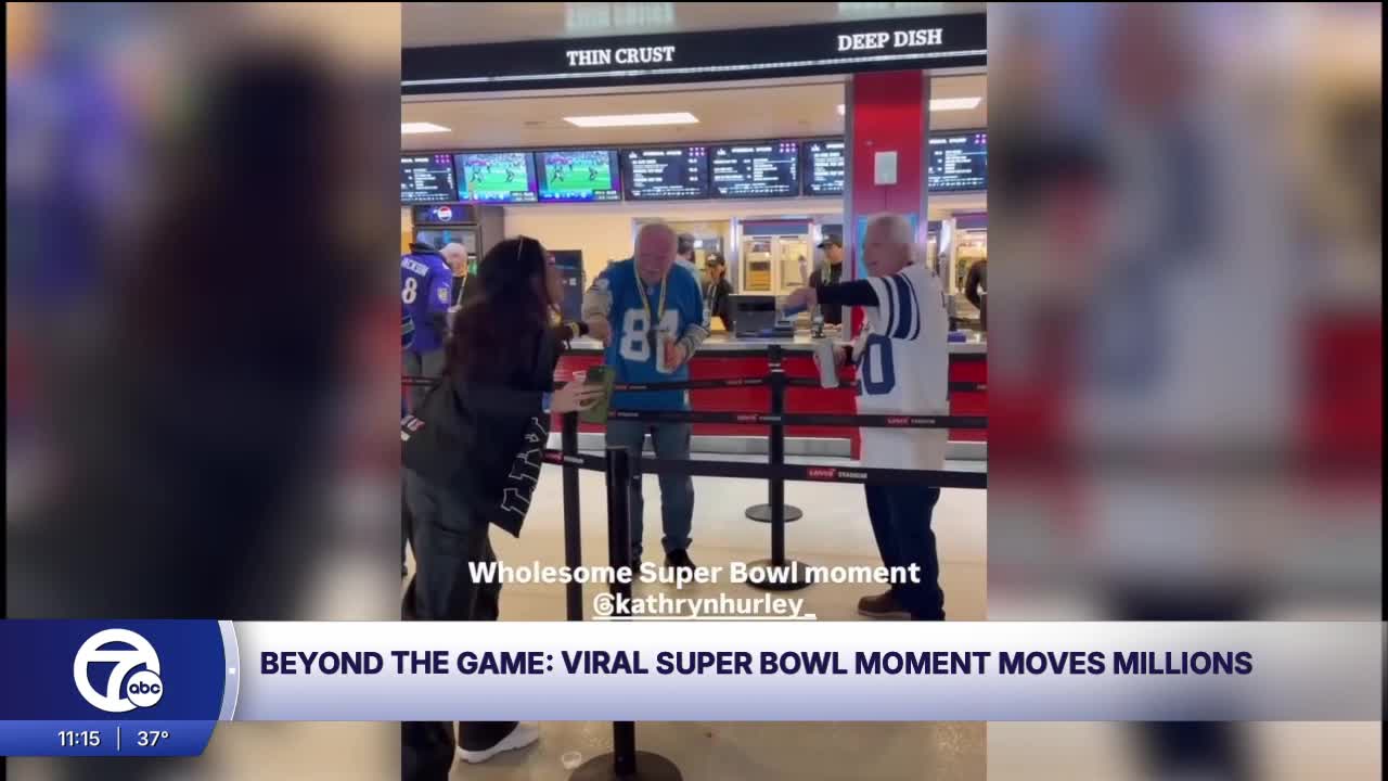 Detroit Lions fans' viral Super Bowl encounter earns team recognition