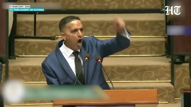 Hindi echoes in Guyana Parliament, Minister Vickash Ramkissoon destroys ...