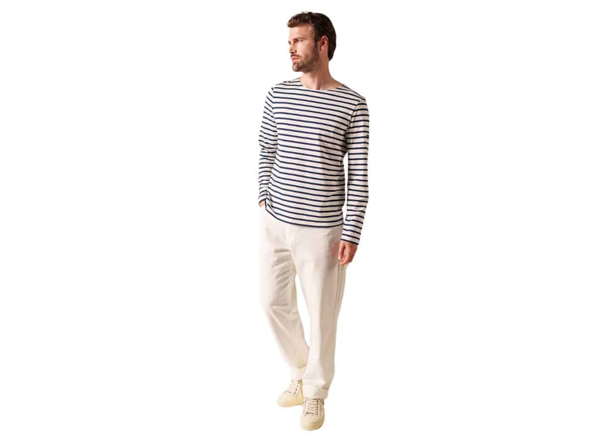The Breton shirt is having a moment. Here’s how to pull it off