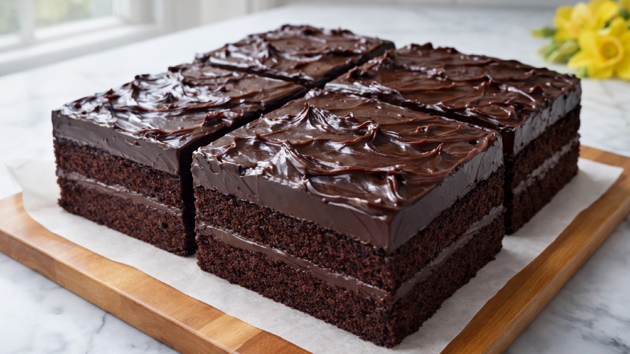 Easy chocolate cake recipe for small homemade cakes