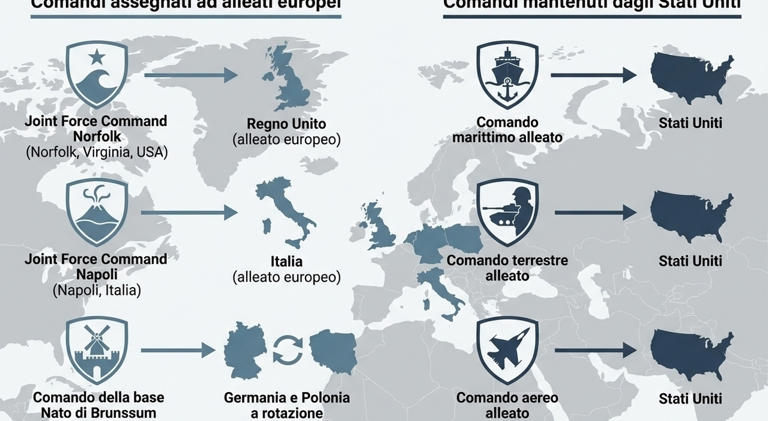 NATO, le basi di Napoli e Virginia agli alleati: gli USA cedono il ...