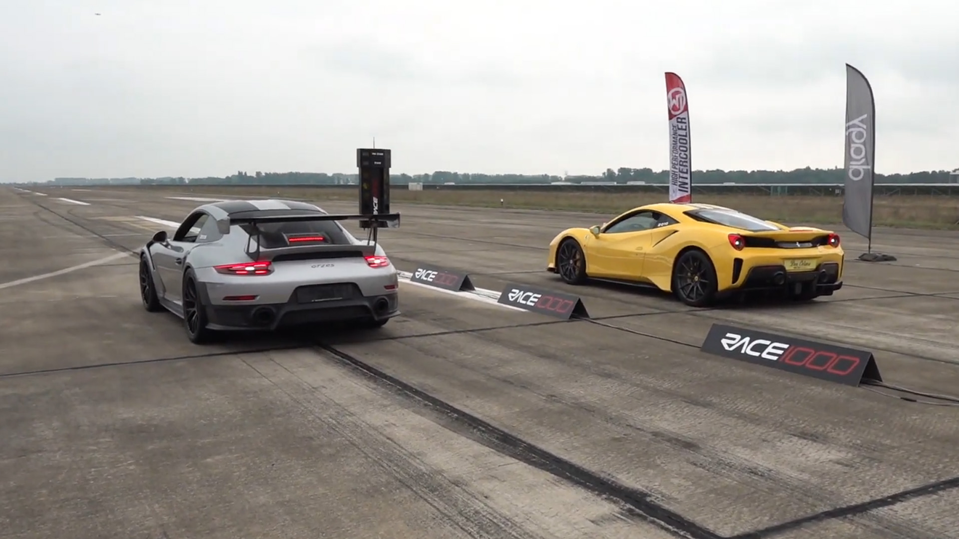Porsche and Ferrari test their limits on the track