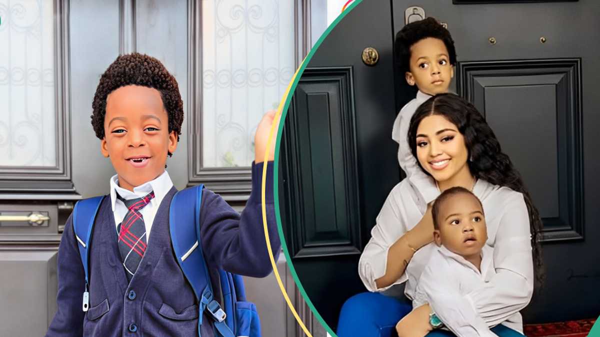 Regina Daniels speaks on her children’ safety as she begs school to ...