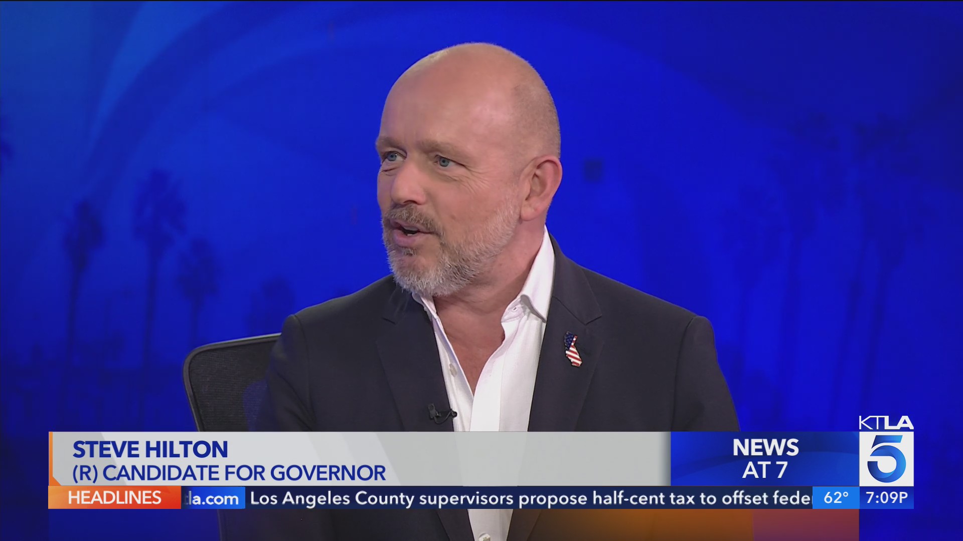 The Race for CA. Governor: Steve Hilton blasts GOP Rival Chad Bianco ...