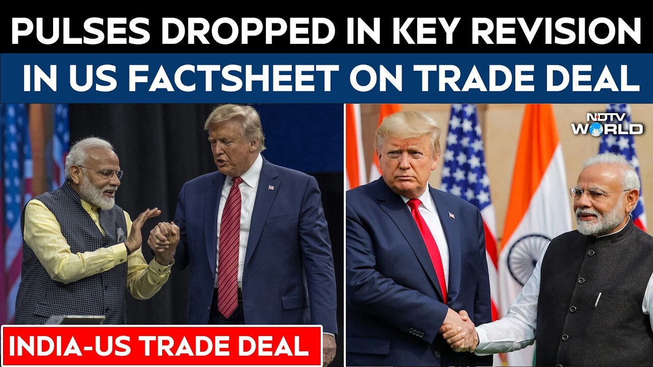India US trade deal news | Pulses dropped in key revision in US ...
