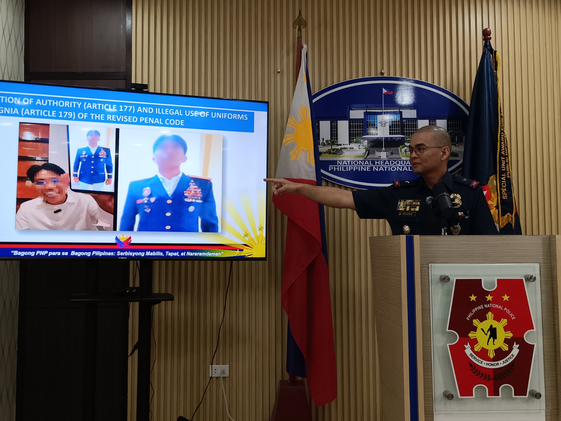 PNP probing into online photo of Francis Leo Marcos in cop’s uniform