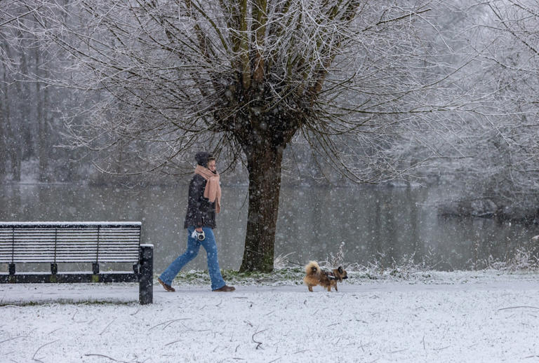 Voorjaarsvakantie weerbericht regio midden en zuid: winterse start