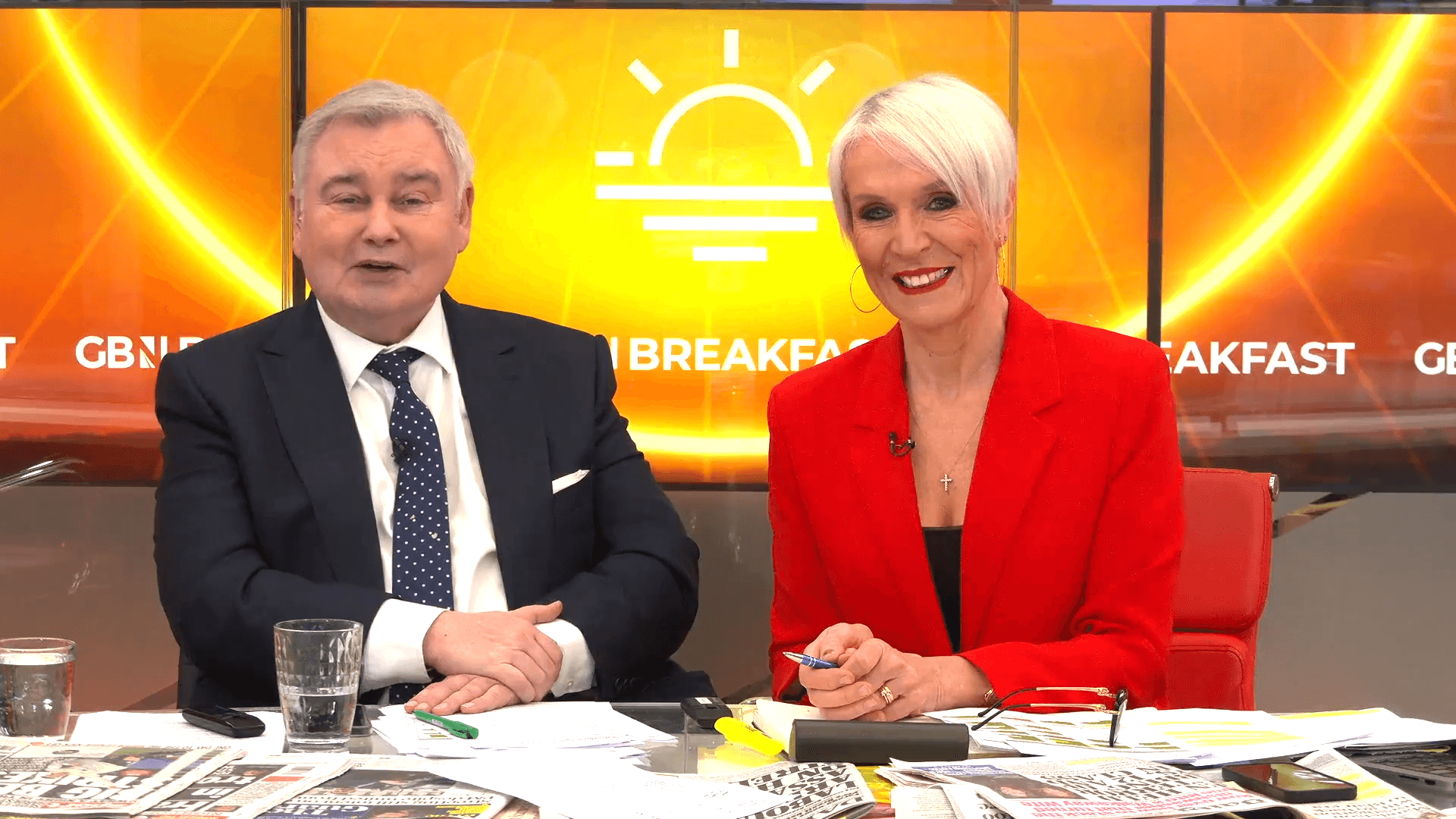 Watch: Eamonn Holmes and Dawn Neesom leave GB News viewer speechless as ...