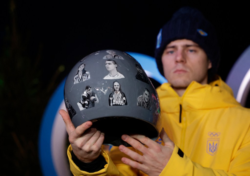 Ukrainian Olympian to wear helmets honoring those killed by Russia ...