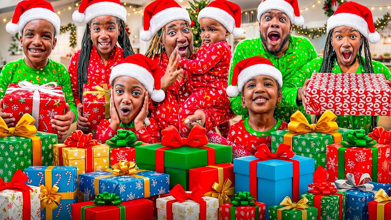 Family opens biggest Christmas gifts ever with wild reactions