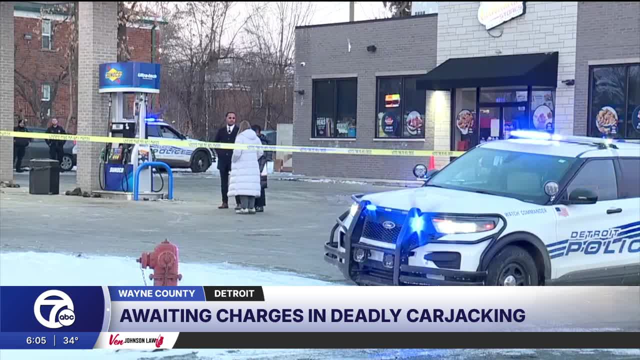 Family of victim awaiting charges in deadly carjacking at Detroit gas ...