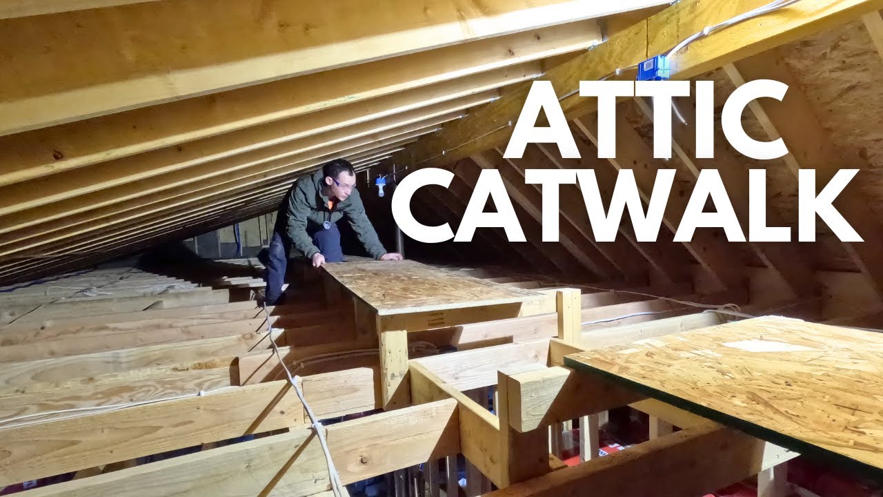 Don't ruin your insulation: Build this simple attic walkway instead