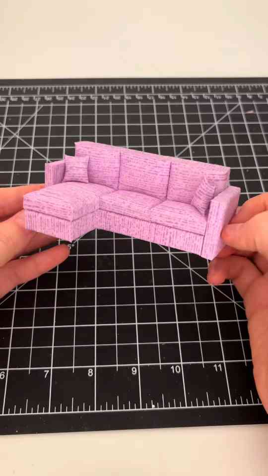 Kendin yap miniature furniture: Easy DIY tutorial