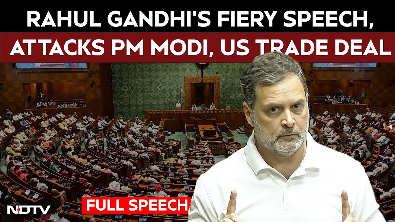 Rahul Gandhi speech today | Rahul Gandhi's 'talk like equals' swipe ...
