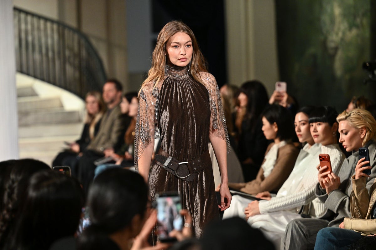 Ralph Lauren brings rugged romance to New York runway as Gigi Hadid ...