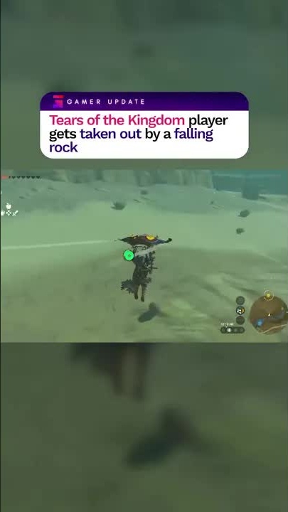 Tears of the Kingdom player gets taken out by a falling rock #totk # ...
