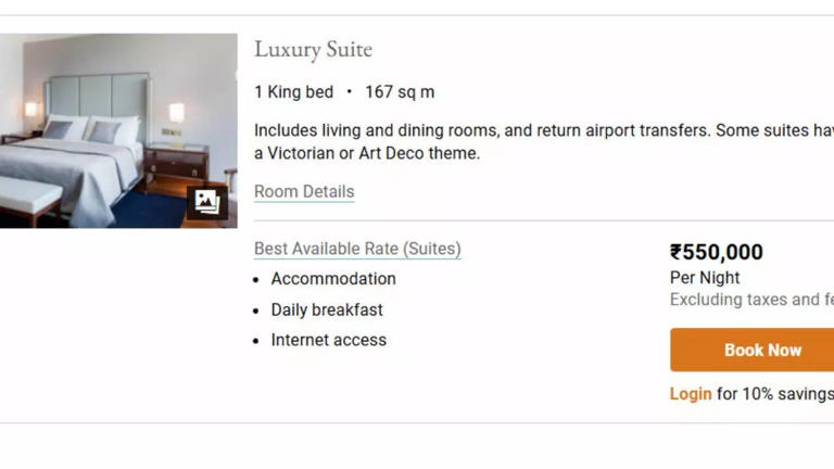 Delhi luxury hotels hike tariffs to Rs 20 lakh as Sam Altman, Jensen ...