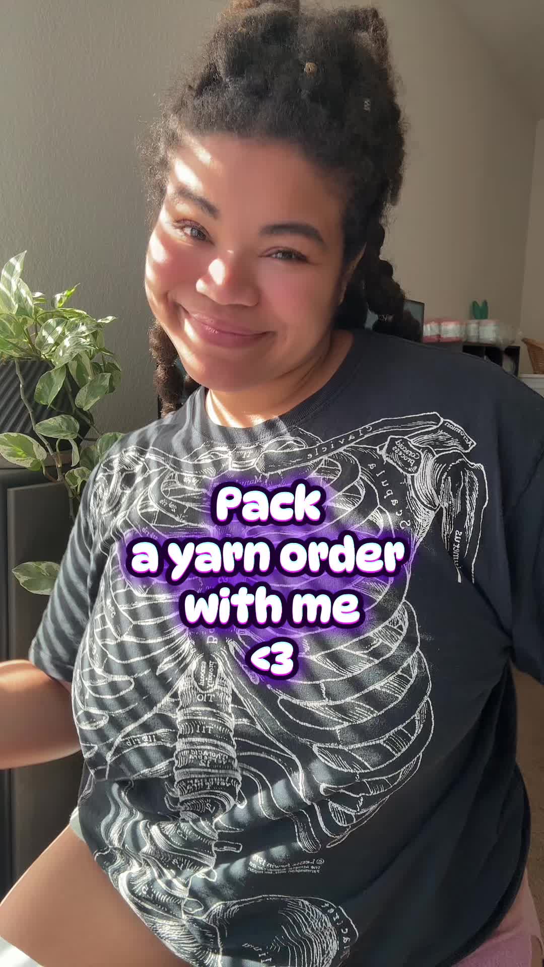 Pack a yarn order with me