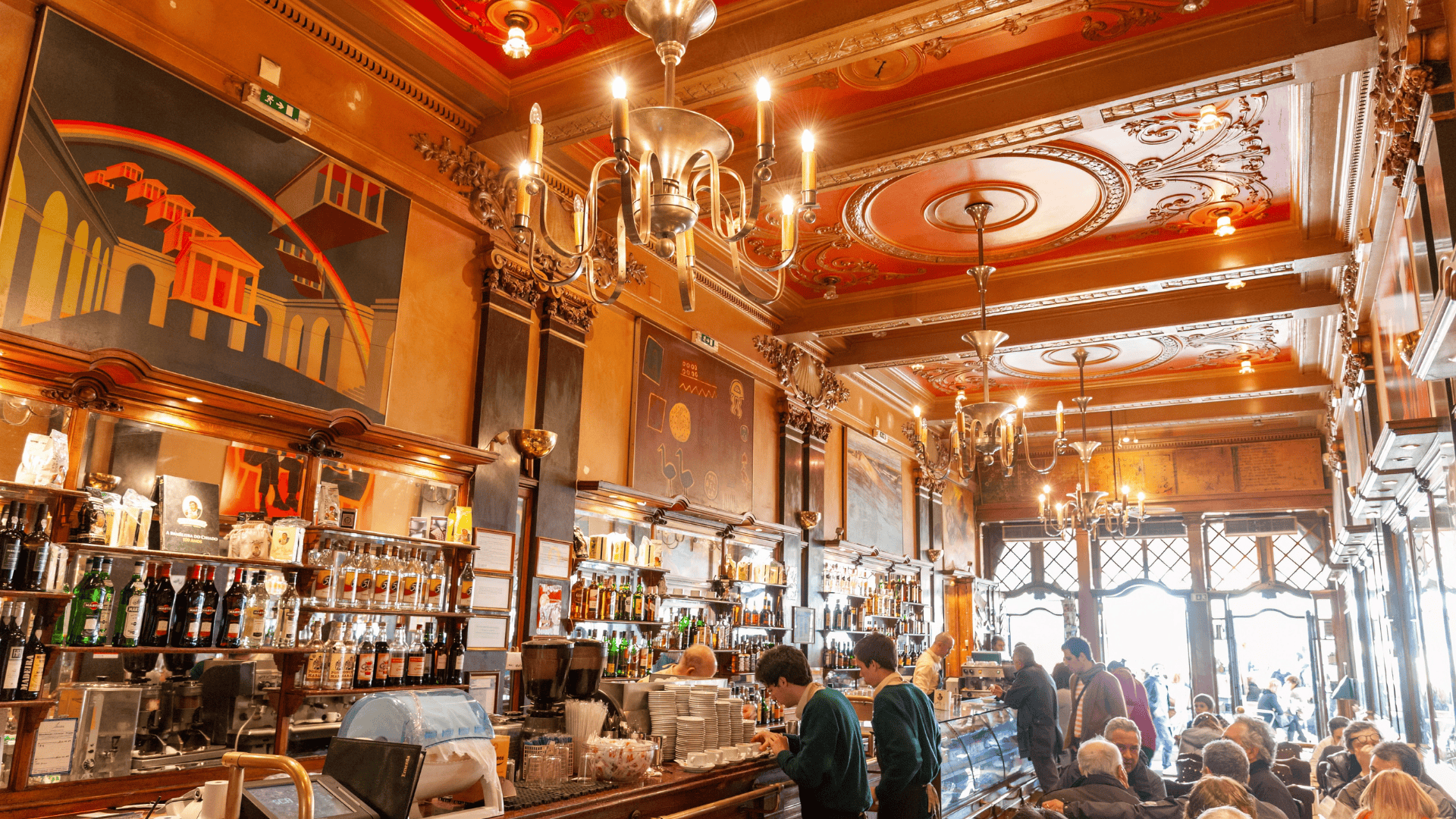 In Portugal, this café opened in 1905 is one of the oldest in the ...