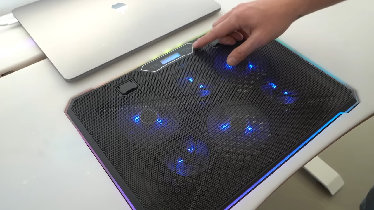 They built a motorized desk with LEDs - then this happened