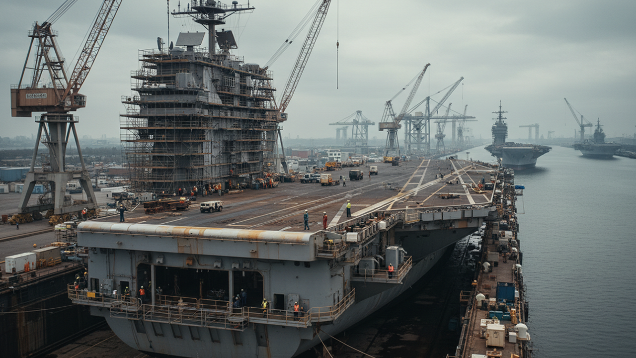 America has 11 aircraft carriers. So why was none available?