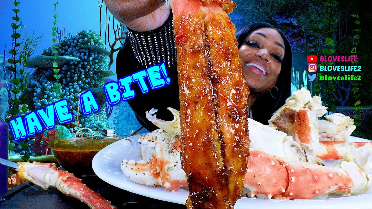 King crab seafood boil mukbang feast