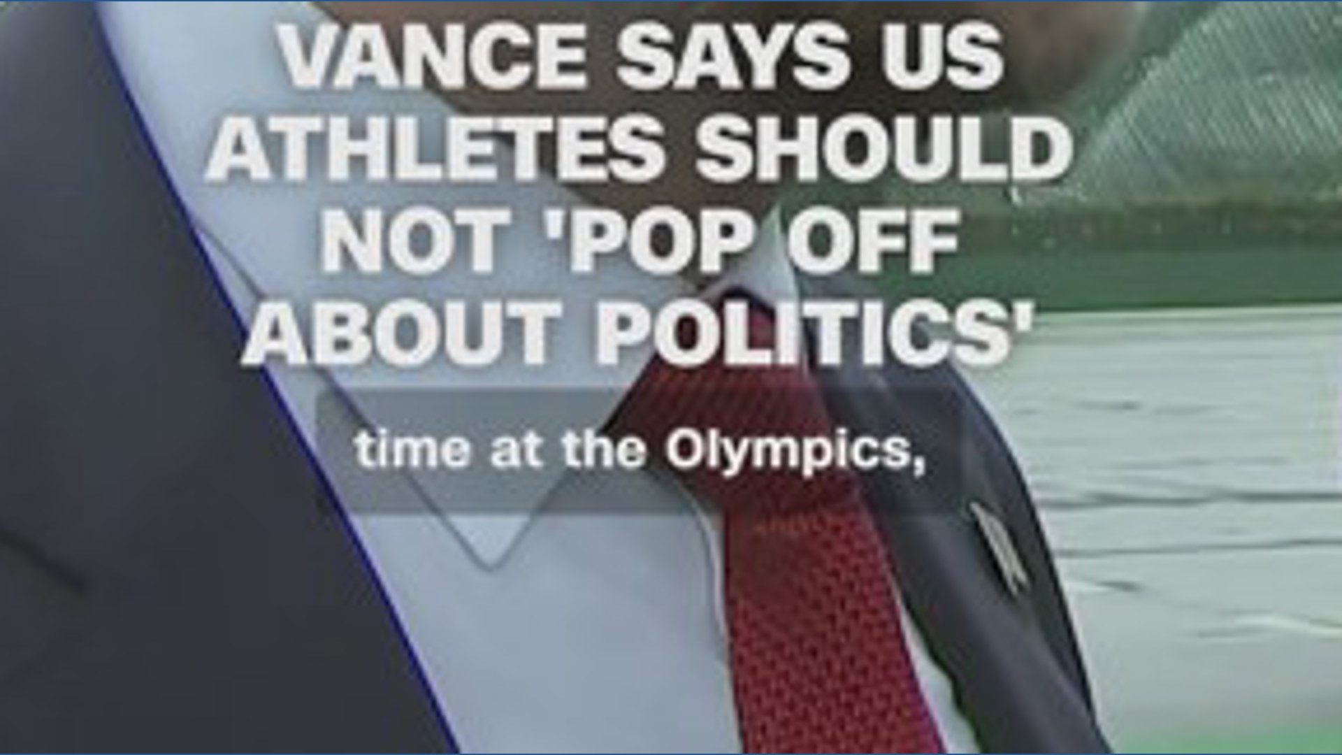 JD Vance warns US athletes on politics at Winter Olympics