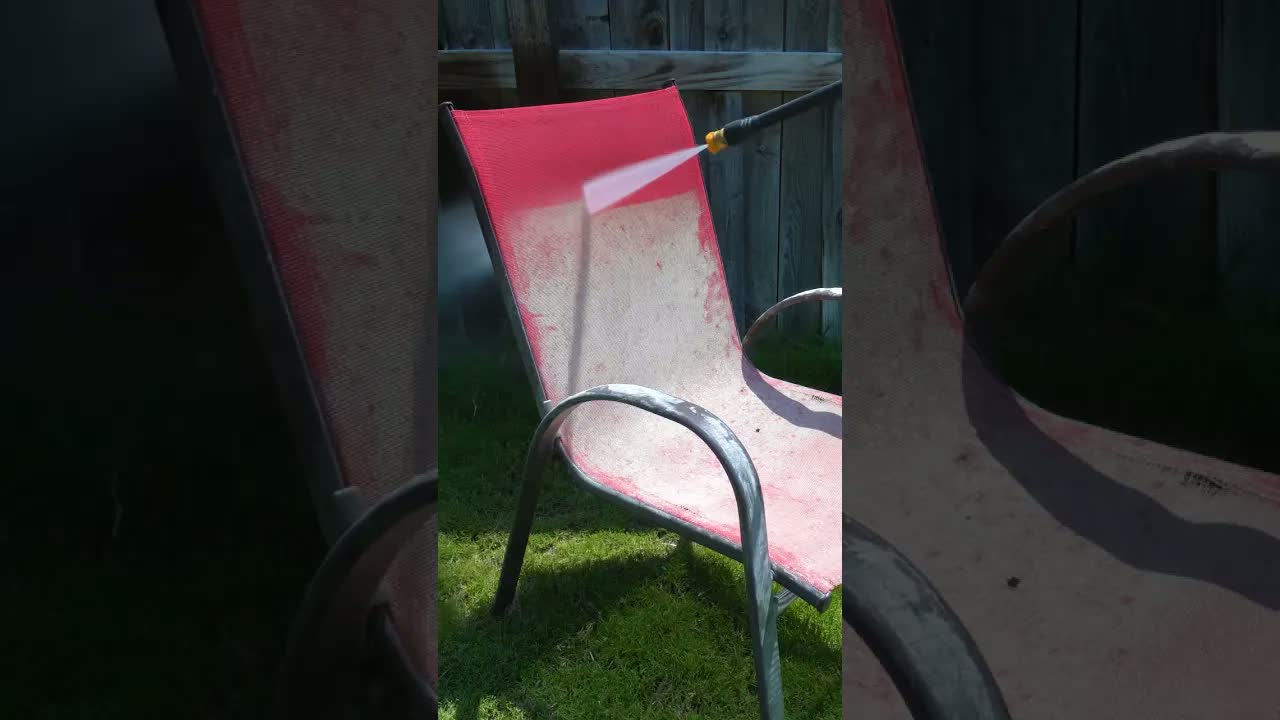 This sunken chair was left for dead until now