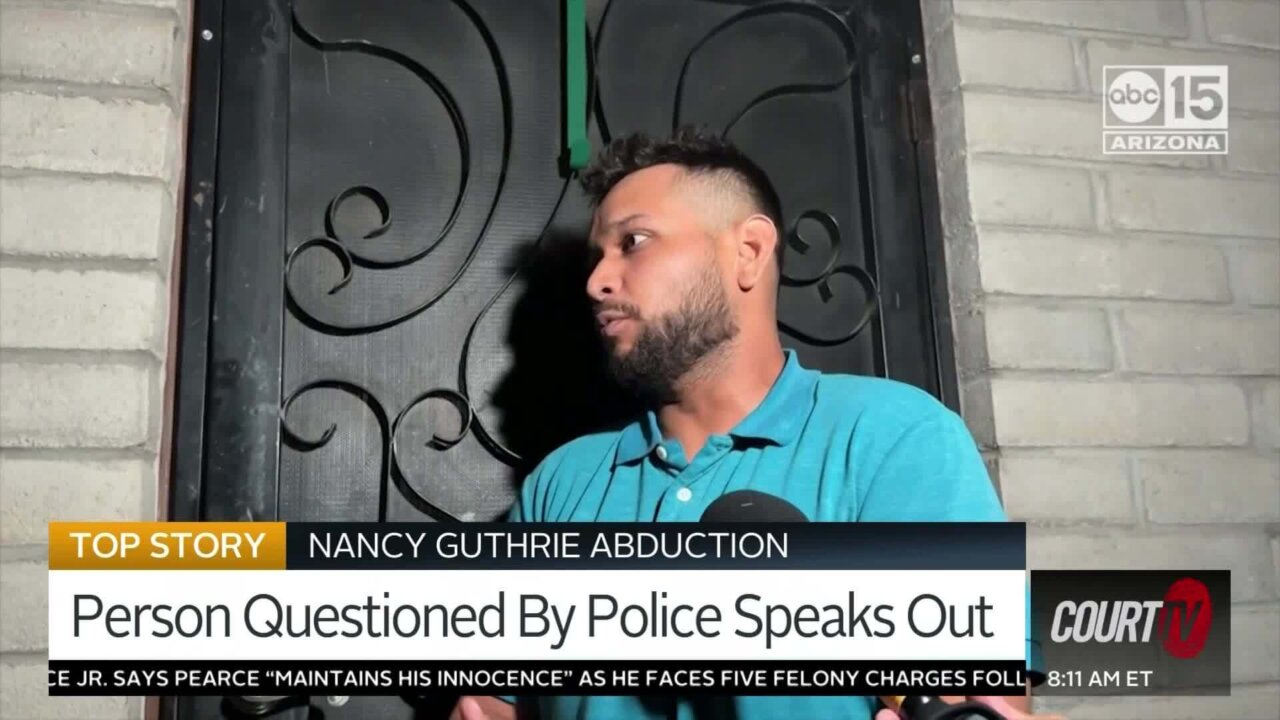 Person questioned by police in Nancy Guthrie case speaks out