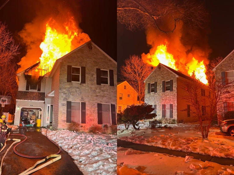 Wynnewood home catches fire Tuesday night